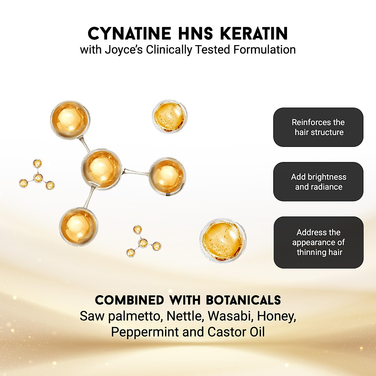 Miracle Elixir Collection Joyce Giraud Ultimate Hair Strength Keratin Therapy Conditioner, with Cynatine & Pure4 Oils, 8 Oz