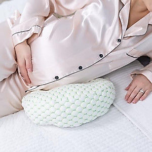 SNUGGLYBEE Maternity Pillow - Ultimate Support for Pregnant Women's Belly, HIPS, Legs & Back. Detachable & Adjustable Pillow Cover, Luxuriously Soft and Comfortable Material for Blissful Rest.