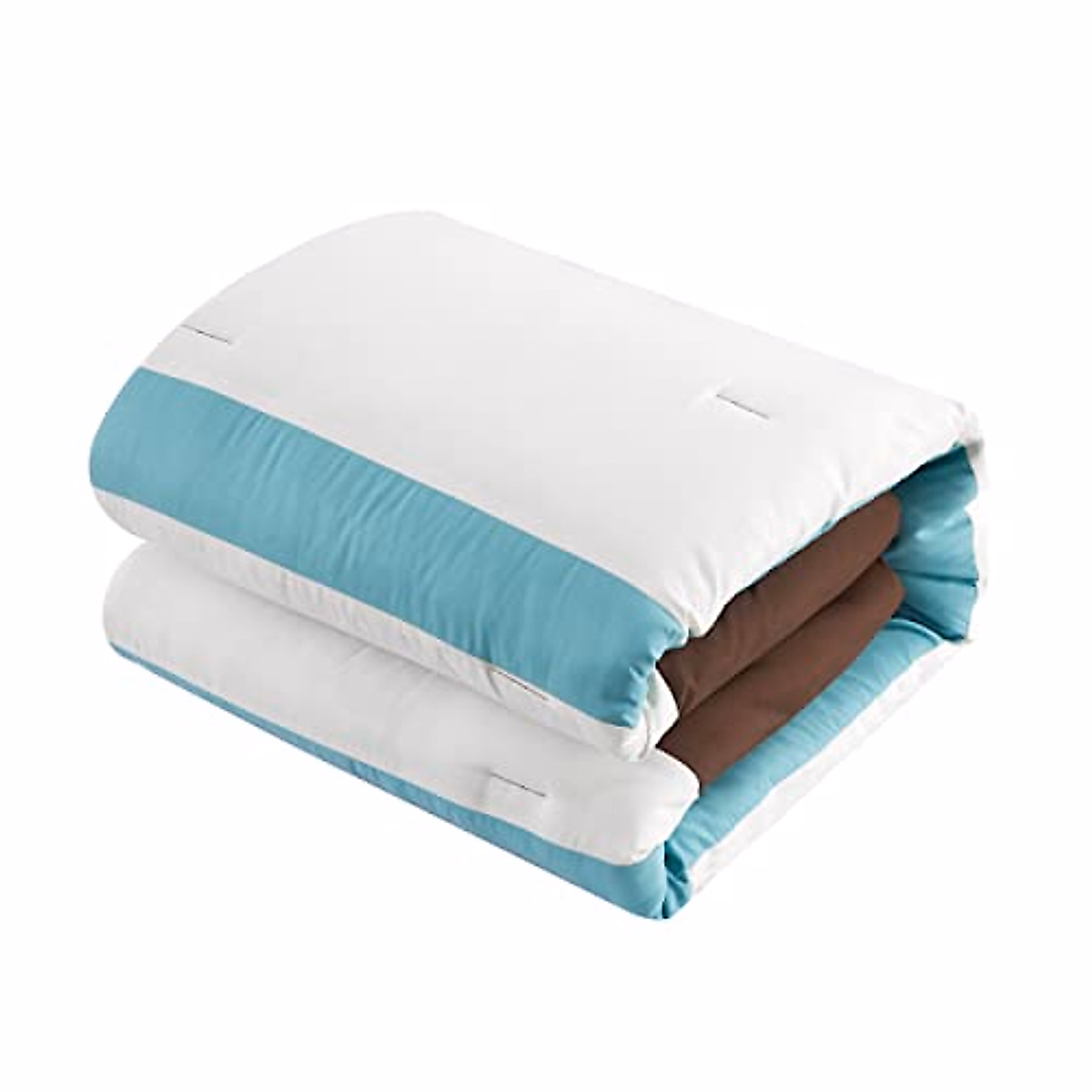 Chic Home 10-Piece Bed in a Bag Comforter Set, Brushed Microfiber,Shams, Decorative Pillows and Sheet Set Included, Queen, Brown