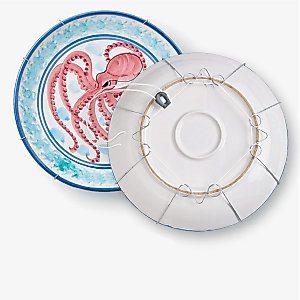 Display Buddie Extra-Large Adjustable Plate Hanger for Plates, Platters, Bowls & Oval, Square, Rectangular Objects Between 18-24" Overall and up to 10 lbs.