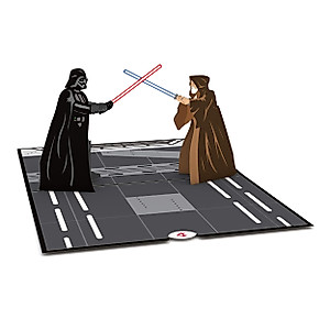 Lovepop Star Wars™ Obi-Wan™ vs. Darth Vader™ Pop Up Card, 3D Card, Star Wars Birthday Card, Greeting Cards, Card for Dad, Birthday Card for Kids