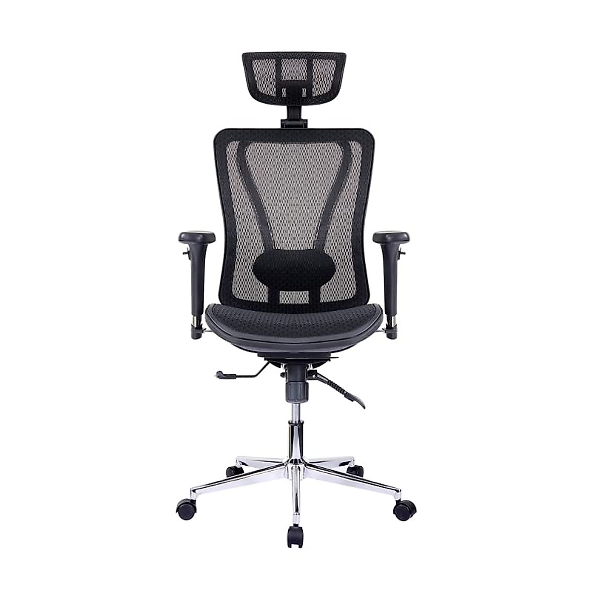 Techni Mobili Mesh Office Chair, Black
