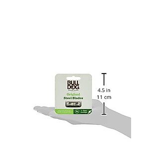 Bulldog Mens Skincare and Grooming Original Razor Blades Refills for Men, 4 Count