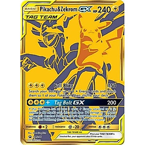 Pokemon - Pikachu & Zekrom GX - SM248 - Tag Team - Black Star Promo