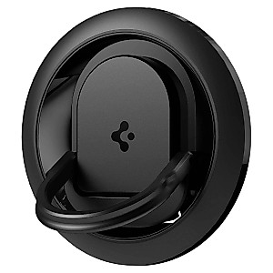 Spigen O-Mag Ring (MagFit) Camera Webcam Mount for MacBook, Magnetic Phone Holder Grip Designed for MagSafe (MacBook Pro, Air, iPhone 14 Pro Max, 14 Pro, 14 Plus, 14, 13 and 12 Series) - Black