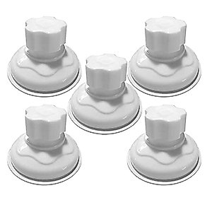 DANXQ Manual Tighten Adjustment Rotary Nut Screw Suction Cup,with Exhaust Groove,for Bathroom/Kitchen/Aquarium,Diameter 6.5 CM,Screw Diameter 8 mm