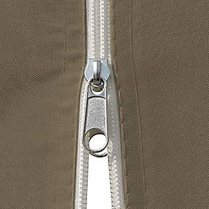 Garden Marquee with Curtains,Outdoor Gazebo, Hardtop Gazebo,Backyard Gazebo,Patio Gazebo,Grill Gazebo,for Barbeque, Patio, Deck,Garden Party,Markets,13.1'x9.8' Taupe 0.6 oz/ft²