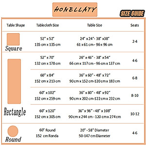 Honellaty Round Outdoor Tablecloth with Umbrella Hole and Zipper, Spill Proof Wrinkle Free Table Cloth, Washable Polyester Patio Table Cover for Picnic BBQS(Lemon,60 x 60 Inch)