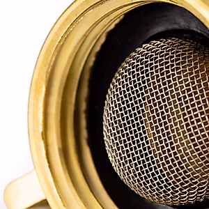 RecPro 45 Degree Hose Elbow for City Water Fill | Brass Hose Fitting | RV Plumbing | Prevent Hose Crimping and Strain