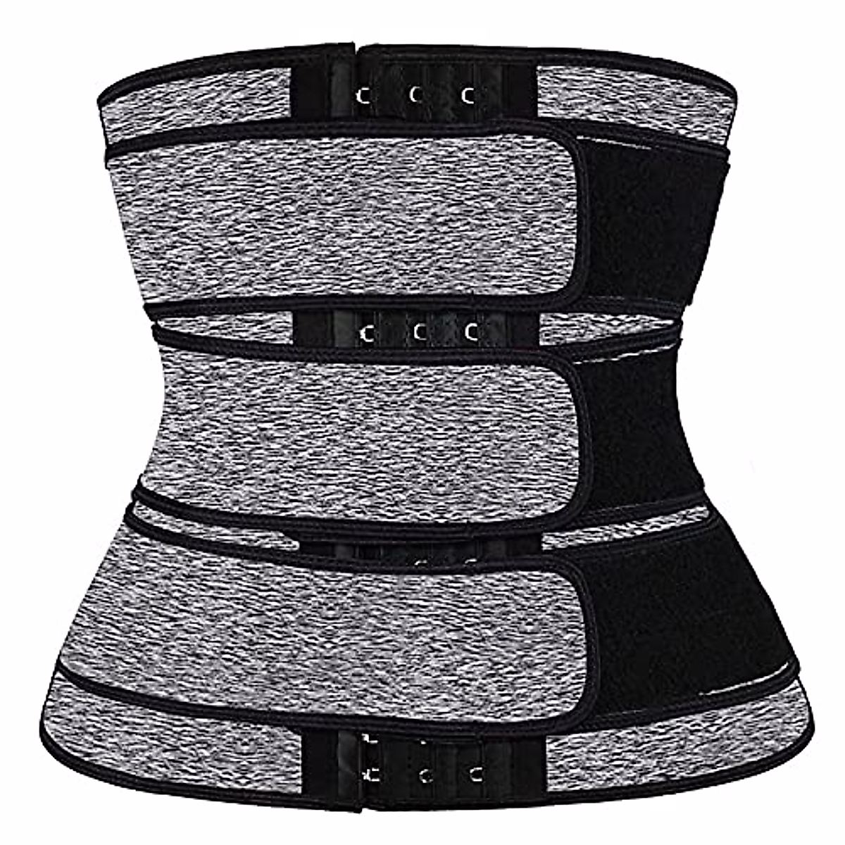 LMSXCT Waist Trainer for Women 3 Straps Tummy Control Workout Corset Cincher Long Torso Trimmer Sauna Belt Sports Body Shaper