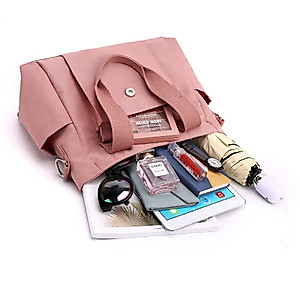 Women's Canvas Tote Bag Crossbody Satchel Bag Nylon Purse Shoulder Bag Hobo Bag Cute Large Size Casual Clutch