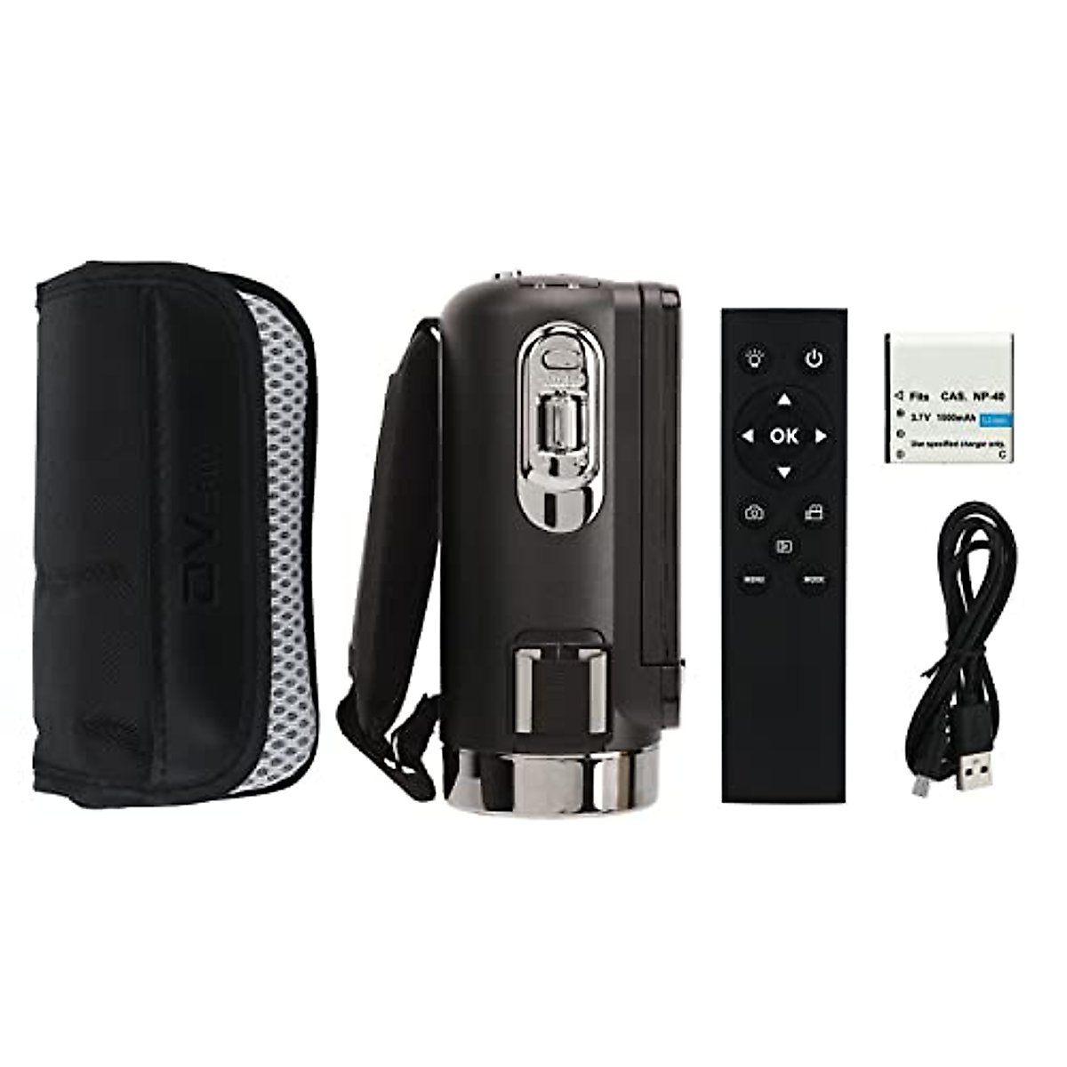 Vlogging Camera, 48 MP Image Resolution Digital Camera with 1500 MAh Lithium Battery for Campus Recordings