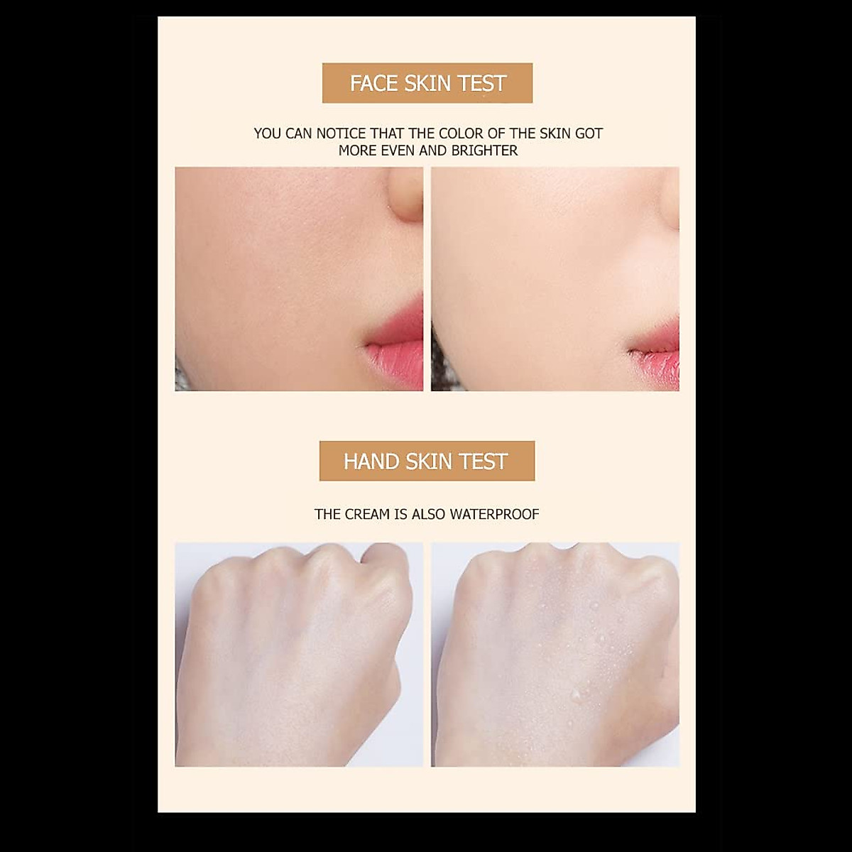 BIOAQUA Silky Concealer keeping Beauty Cream Smooth Delicate Light Breathable Refreshing Moisturizing Pre-Makeup Primer 2 Colors 15g (Natural Color (798))