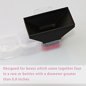 PIAOLGYI Diamond Painting Funnel,Diamond Art Painting Tool Accessories for DIY Art Craft(Black)