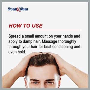 Groom & Clean Hair Control Cream 4.5 Oz (Pack of 6)