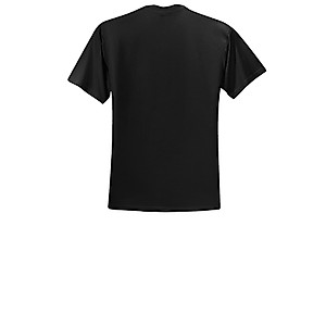Jerzees Men's Dri-Power Short Sleeve T-Shirt (Pocket & No, Pocket-3 Pack-Black, X-Large