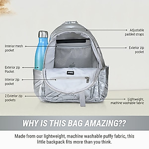 Go Dash Dot Mini Maya Backpack Silver