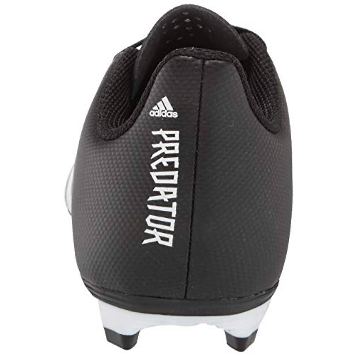 adidas Firm Ground Predator Freak .4 Soccer Shoe (boys) Black/White/Black 6 Big Kid