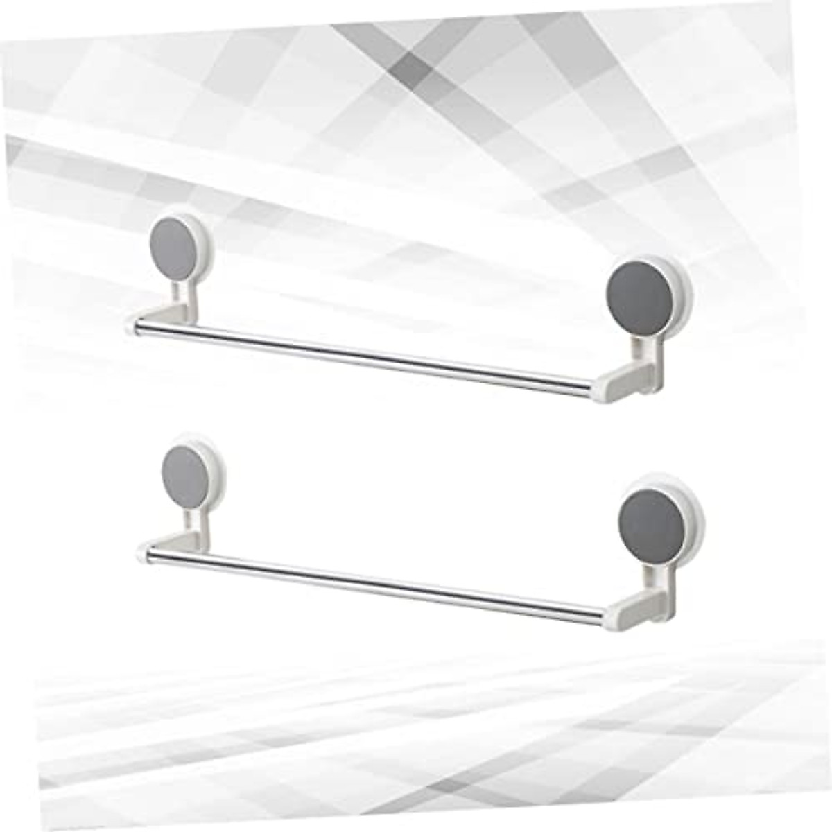 Wall Mounted Towel Holder 2pcs Suction Cup Towel bar Suction Cup Towel Rack Towel Rack with Shelf White Pot Cover Shelf Towel Shelf Pot Cover Rack no Trace Lid Rack Individual