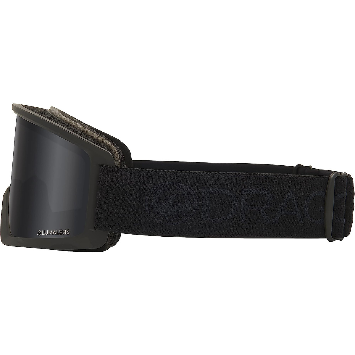 Dragon Alliance Unisex DX3 OTG - Blackout/Lumalens Dark Smoke, Black, Medium