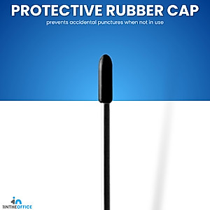 1InTheOffice Wire Receipt Spindle,Chrome Receipt Holder, 3 Pack" (Chrome)