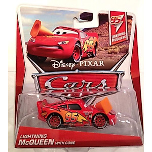 Cars 95 Lightning McQueens Lightning McQueen with Cone Die Cast Vehicle