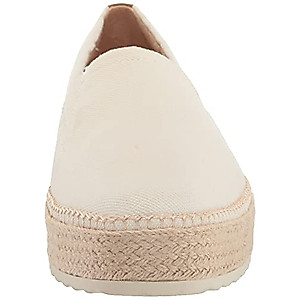 Dr. Scholl's Shoes Women's Sunray Espadrilles Loafer, White Canvas, 8.5