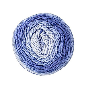 RED HEART E305.3963 Super Saver Ombre Yarn, Green Tea