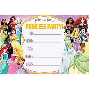 Set of 20 Prince -Themed Happy Birthday Invitation Cards & Envelopes - Lightweight (240g), Postcard Style Invites for the Perfect Party Pack