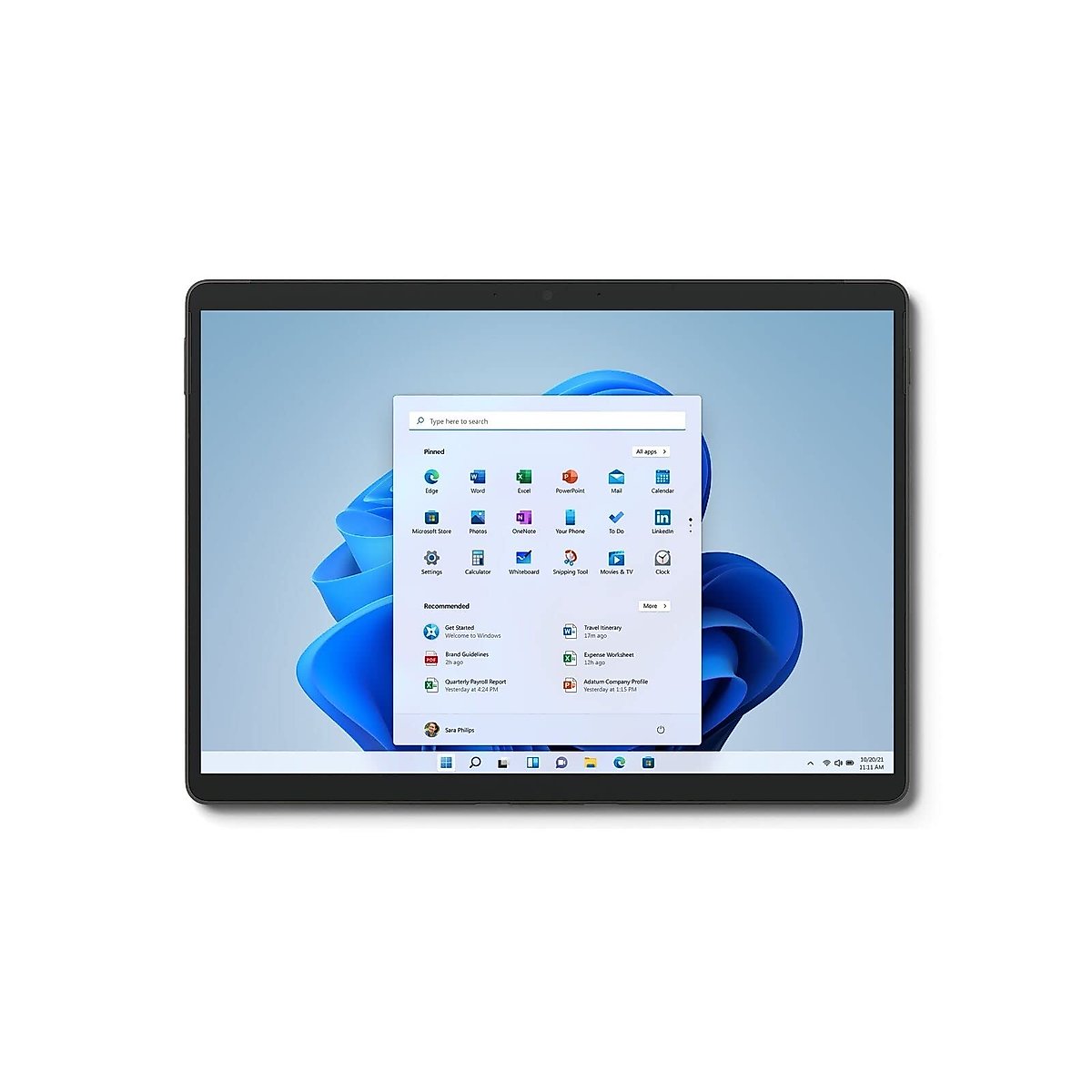 Microsoft Surface Pro 8 Tablet, Intel Evo i7-1185G7, 16GB RAM, 256GB SSD, Intel UHD Graphics, 13" Touchscreen Display, Windows 10 Pro Laptop Computer, Graphite, EC8-00013 (Renewed)