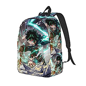 DUOBEY Anime Izuku Midoriya Backpack Laptop Daypack Travel Business Bag Casual Rucksack Fashion Backpacks Small