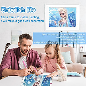 Diamond Painting Kits for Adults, DIY Full Drill Diamond Art Kits Cartoon, 5D Diamond Painting for Adults Beginners Home Wall Decor and DIY Crafts (12X16 Inch)