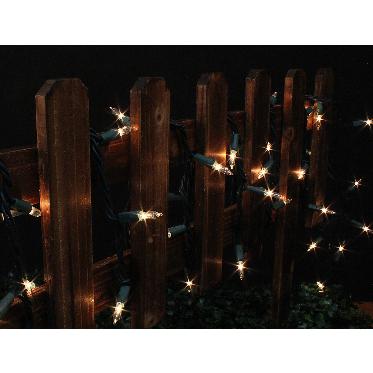 LAMPHOME Christmas String Light,100 Count Incandescent Mini String Light in 21.6ft,Indoor/Outdoor 120V UL Certified Mini Light for Christmas,Wedding,Patio Lawn,Home,Garden,Party,Store (Clear)