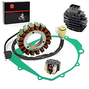 Stator & Rectifier RELAY Gasket Compatible With Yamaha Raptor 350 2004-2013 5NF-81410-00-00 1D0-81940-02-00 5GT-81960-00-00