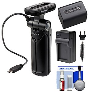 Sony GP-VPT1 Shooting Grip & Mini Tripod with NP-FV70 Battery & Charger Kit for AX33, AX53 Camcorders