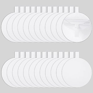 24 Pcs 2 Layers Refill Glue Boards 4.3 Inches Fly Glue Boards Mosquito Trap Glue Board Sticky Refillable Glue Board, Suitable for Most Mosquito Lamps