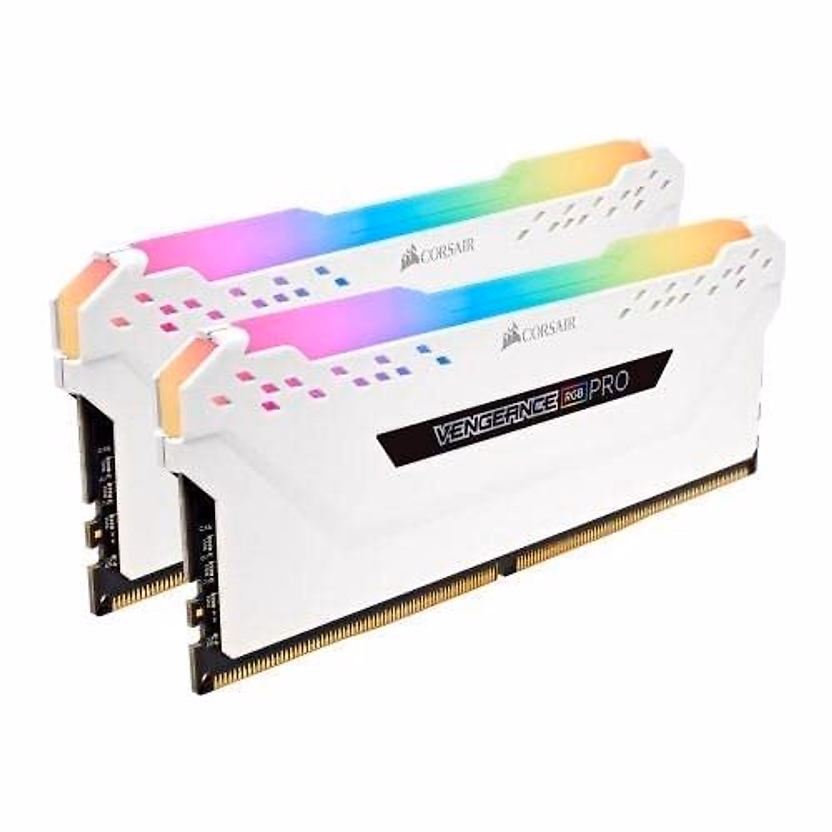 Corsair Vengeance RGB Pro 32GB (2x16GB) DDR4 3200 (PC4-25600) C16 Desktop memory – White (CMW32GX4M2E3200C16W)