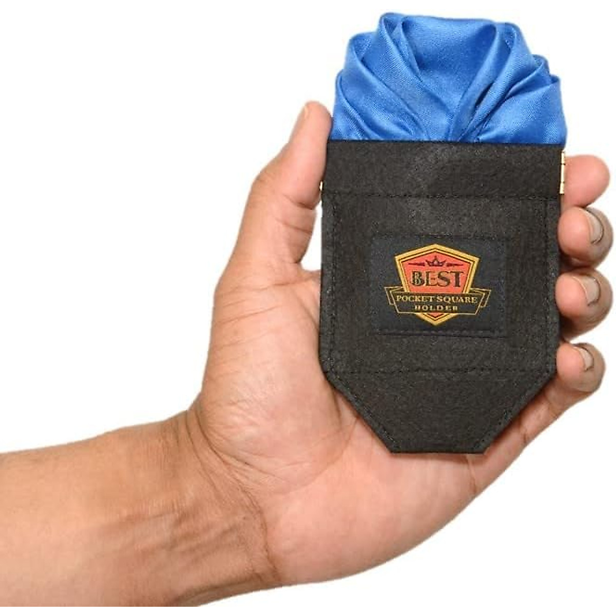 Best Pocket Square Holder, Black, Size One Size