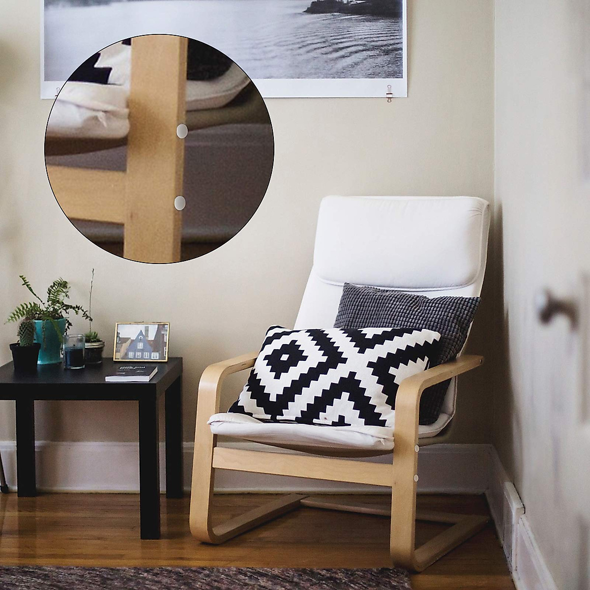 Jetec 300 Pieces 3/16" Plastic Plugs for Round Hole, Screw Cap Drilling Cover Button Plugs for in Furniture Cabinet Cupboard Shelves