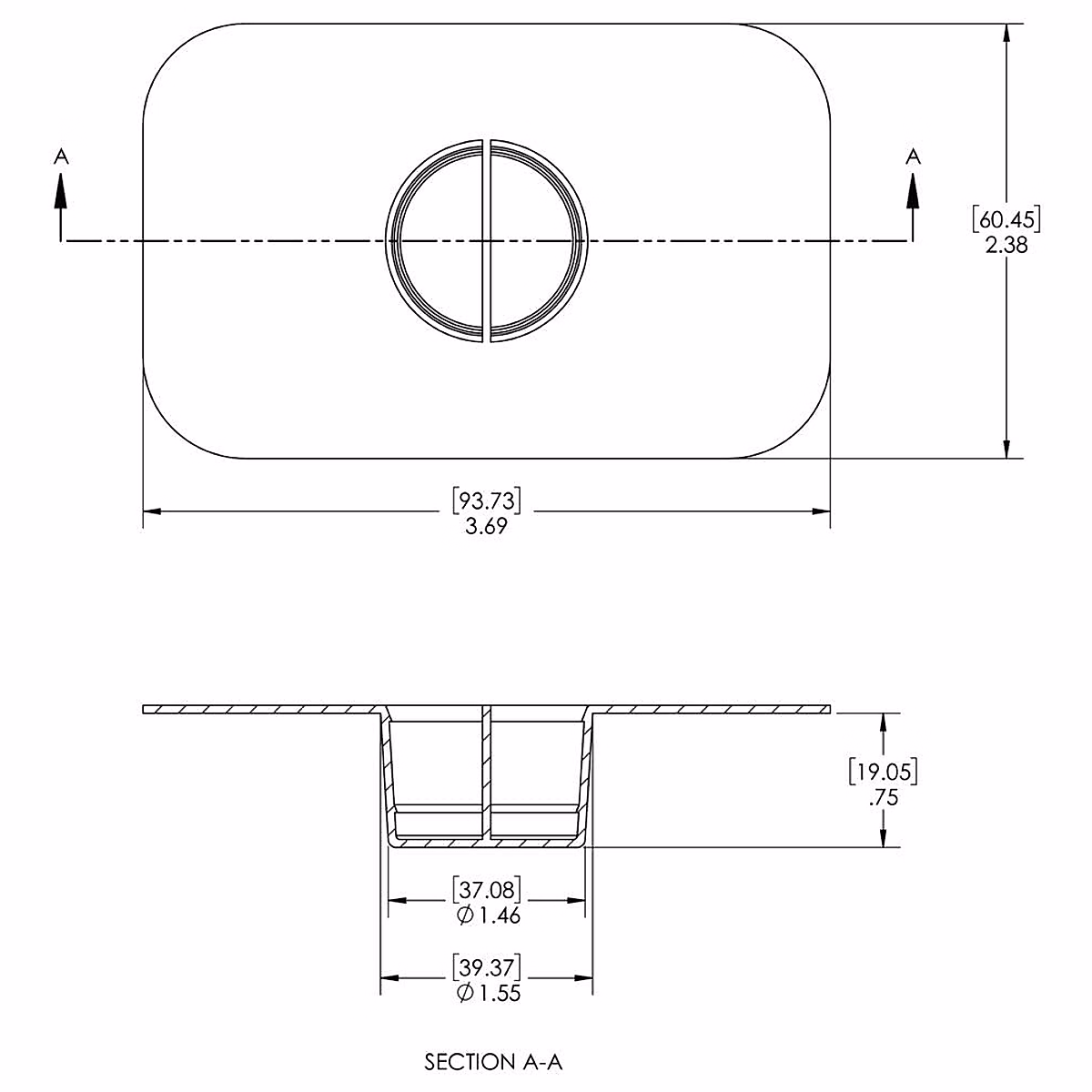 Caplugs 99191876 Plastic Covers for Split-Flange Connections. SFP-24, PE-LD, to fit SAE 3000 lbs. 4 Bolt Hydraulic Flanges. Flange Dash -24 Flange Size 1 1/2", Red (Pack of 100)