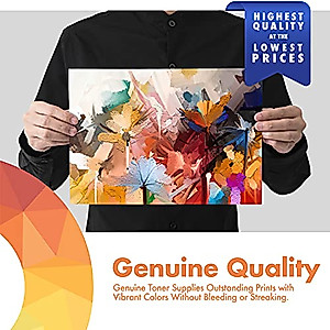 Professor Color Re-Coded OEM Toner Cartridge Replacement for Xerox VersaLink C7020 C7025 C7030 | 106R03737 106R03738 106R03739 106R03740 - Extra High Yield 4 Pack