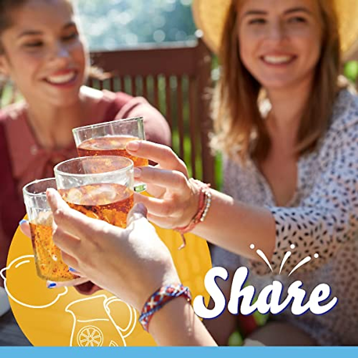 Crystal Light Sugar-Free Lemon Iced Tea Naturally Flavored Powdered Drink Mix, 6 Count (Pack of 12)