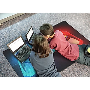 Tveinard Teens Boy Game Rug Gamepad Living Room Carpet Gamer Bedroom Controller Player Home Decor Non-Slip Gaming Carpet 39''*59''