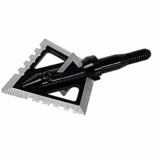 Magnus 4 Blade Hornet Ser-Razor Broadhead (3-Pack), Black, 125-Grain