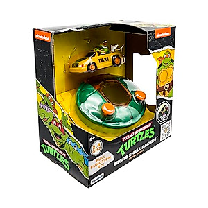 Teenage Mutant Ninja Turtles Toy, Michelangelo Micro Shell Racer Vehicle, TMNT Ninja Racing Toy for Kids, Classic Edition for Kids, Ages 3+