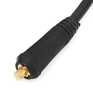 Welding Ground Clamp Lead Assembly, TIG Plasma A Type Grounding Clip 260A Welding Brass Ground Clamp MMA ARC Welder Earth Clamp 3Meter 25mm²