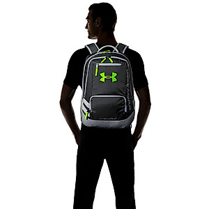 Under Armour Storm Hustle II Backpack, Red (600)/Silver, One Size Fits All