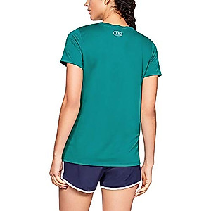Under Armour Locker T-Shirt, Coastal Teal (722)/ Metallic Silver, Large