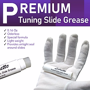 Libretto French Horn ALL-INCLUSIVE Cleaning & Care Kit with Instructions: Valve Oil + Slide Grease + Cleaning Cloth + Mouthpiece & Bore Brushes, Giftable Handy Case. Clean & Extend Life of your Horn