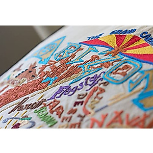 Catstudio Arizona Embroidered Decorative Throw Pillow